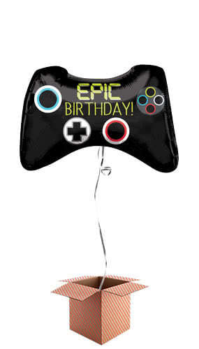 Balão Comando Playstation Jogos Consola - 91cm - Partyval